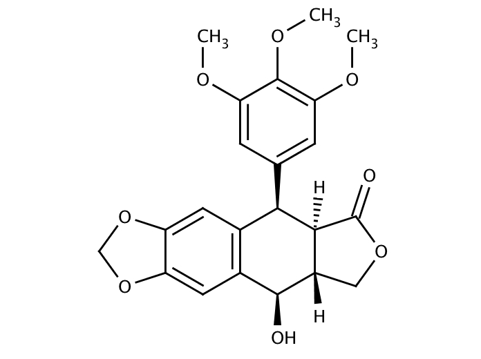 Purchase Podophyllotoxin [518-28-5] online • Catalog • Molekula Group