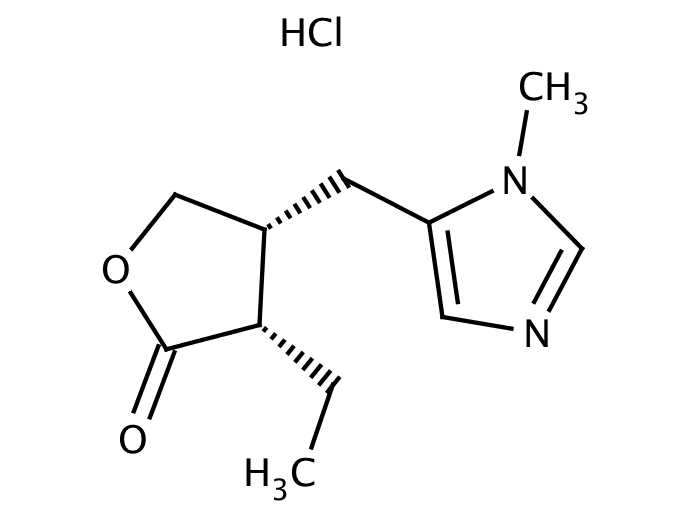 Purchase )-Pilocarpine hydrochloride [54-71-7] online • Catalog • Molekula